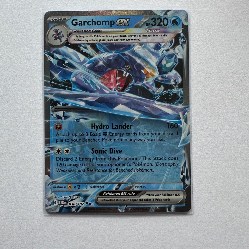 Garchomp Ex #38 Pokemon Paradox Rift, Hobbies & Toys, Toys & Games on ...