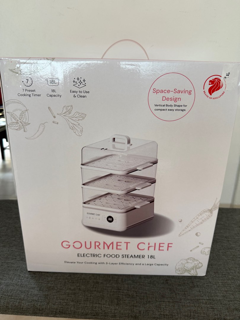 Gourmet Chef food steamer, TV & Home Appliances, Kitchen Appliances ...