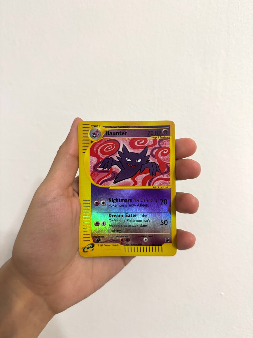 Vintage Rare Haunter Reverse Holo Expedition 80/165 Pokemon Cards ...