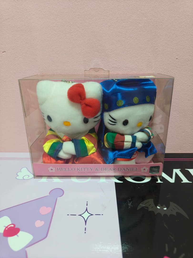 Hello Kitty Korean Plush Set, Hobbies & Toys, Toys & Games on Carousell