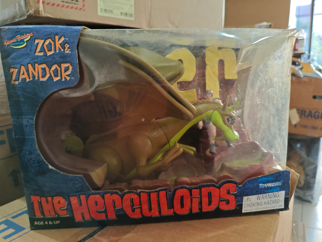 HERCULOIDS Play Set Zok & Zander By TOYNAMI, RARE Hanna Barbera ...