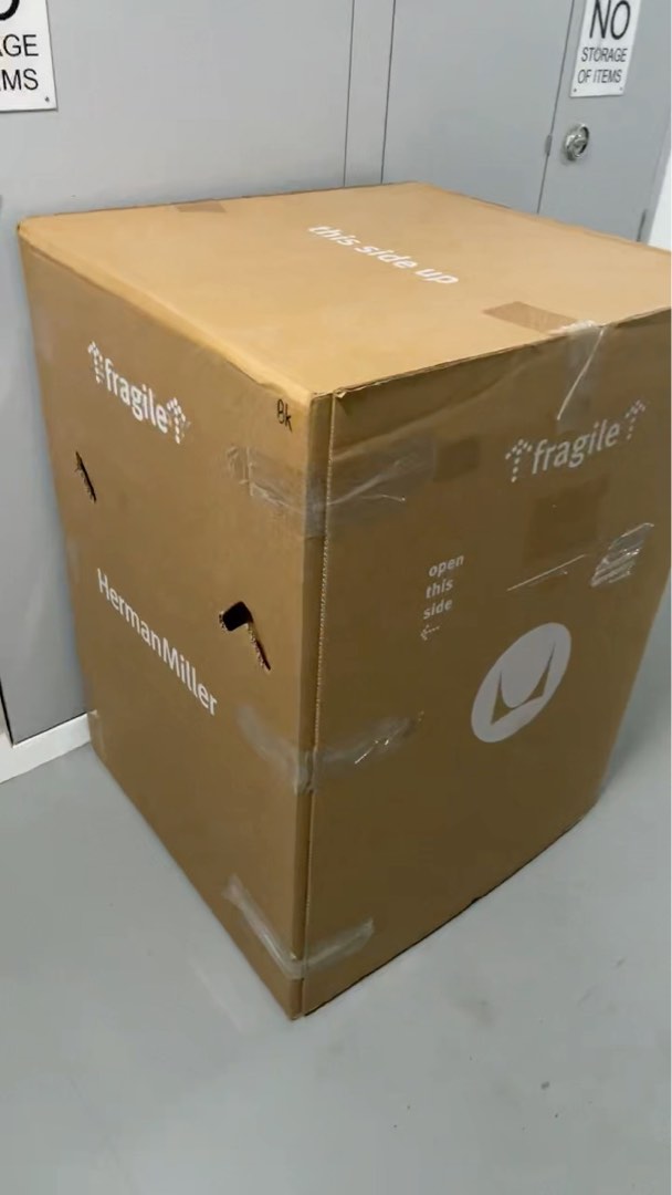 Herman Miller Embody Chair carton box, Furniture & Home Living ...