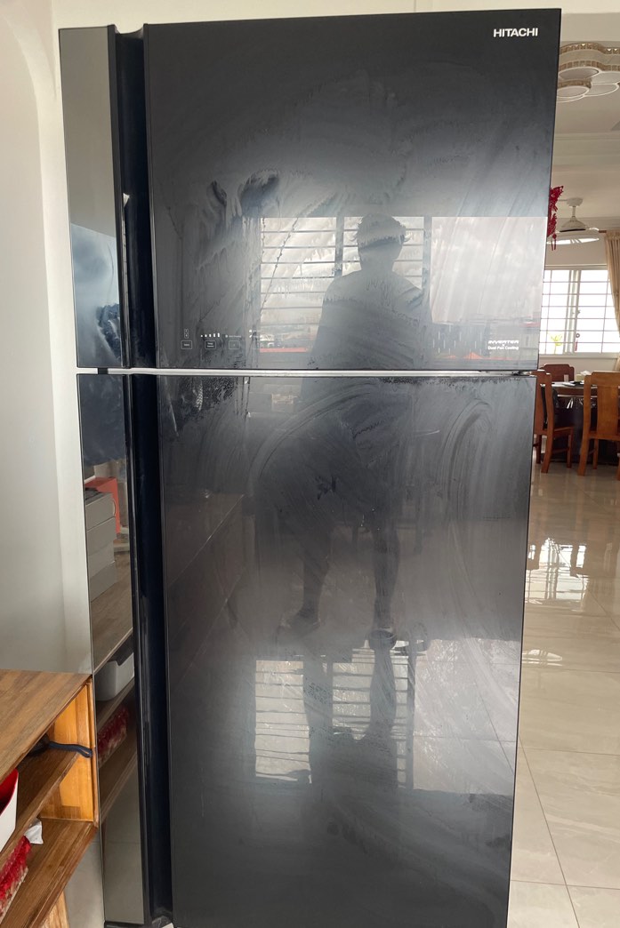 Hitachi Fridge Freezer Black, TV & Home Appliances, Kitchen Appliances ...