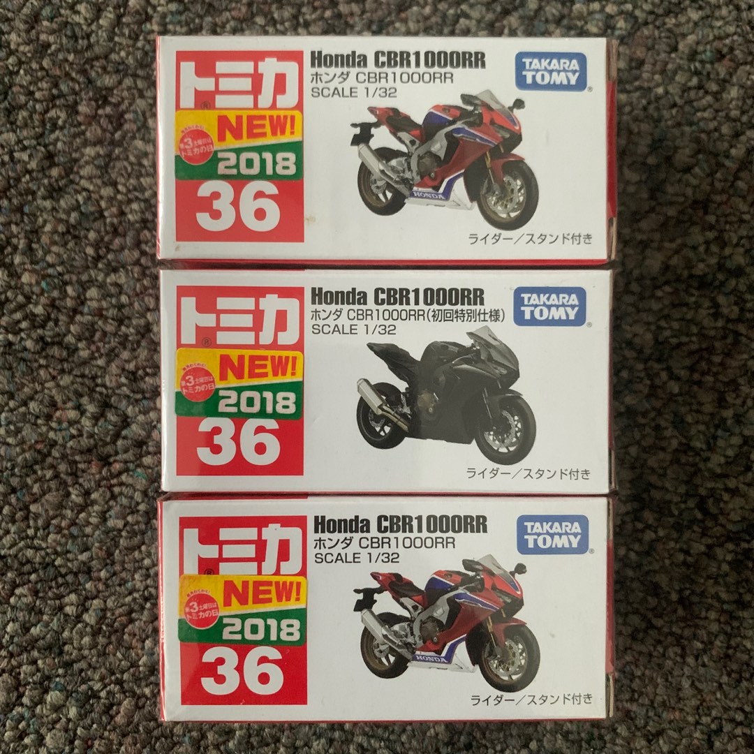 Honda CBR 1000RR (Rabbit) Tomica, Hobbies & Toys, Toys & Games on Carousell