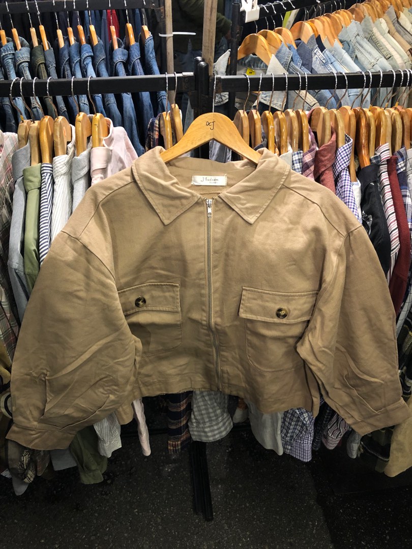 Hudson Honey Oversized Baggy Jacket, Women's Fashion, Coats, Jackets ...