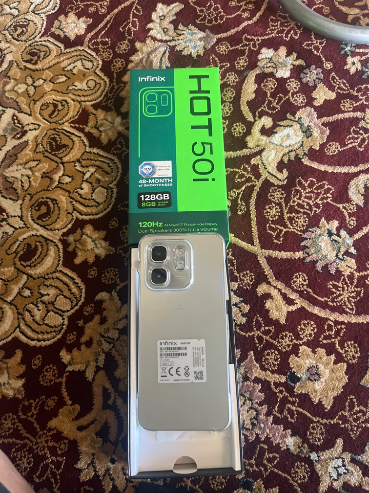 Infinix Hot 50i Titanium Grey 128GB, Mobile Phones & Gadgets, Mobile ...