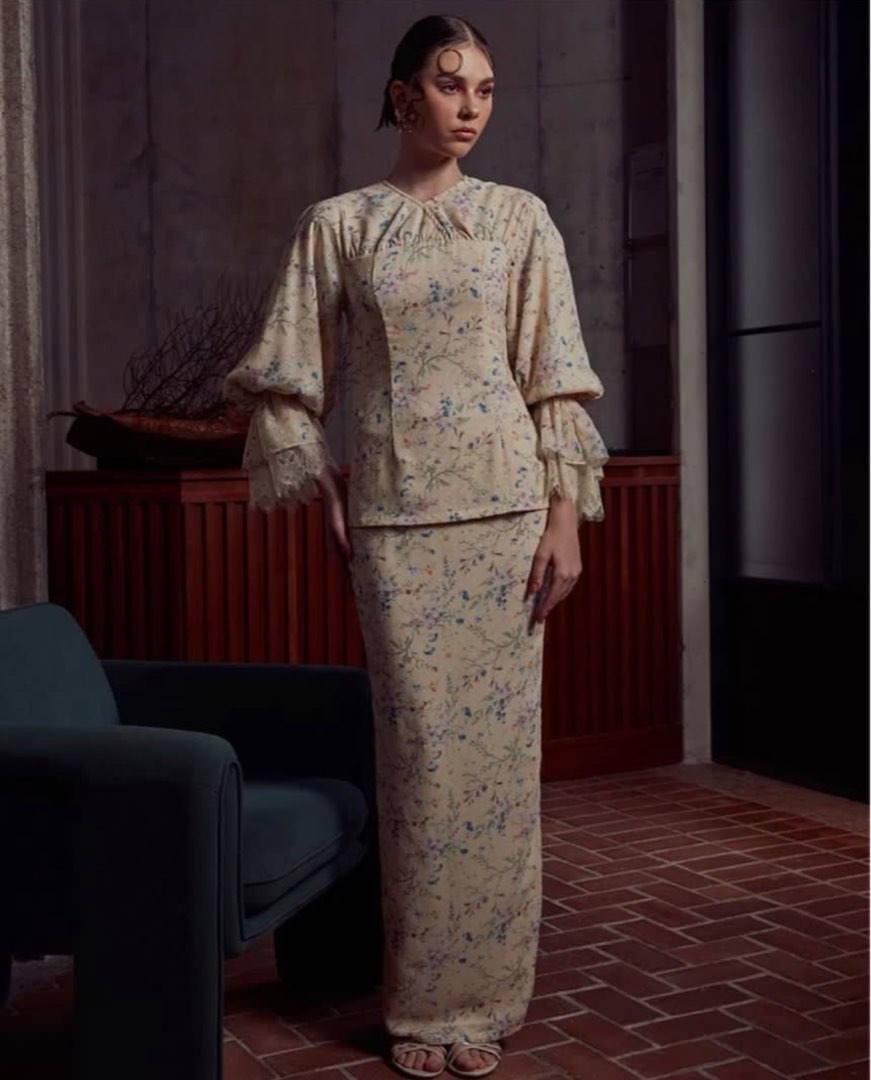 INNAIRED INES (BUTTER) SOFT YELLOW, Women's Fashion, Muslimah Fashion ...