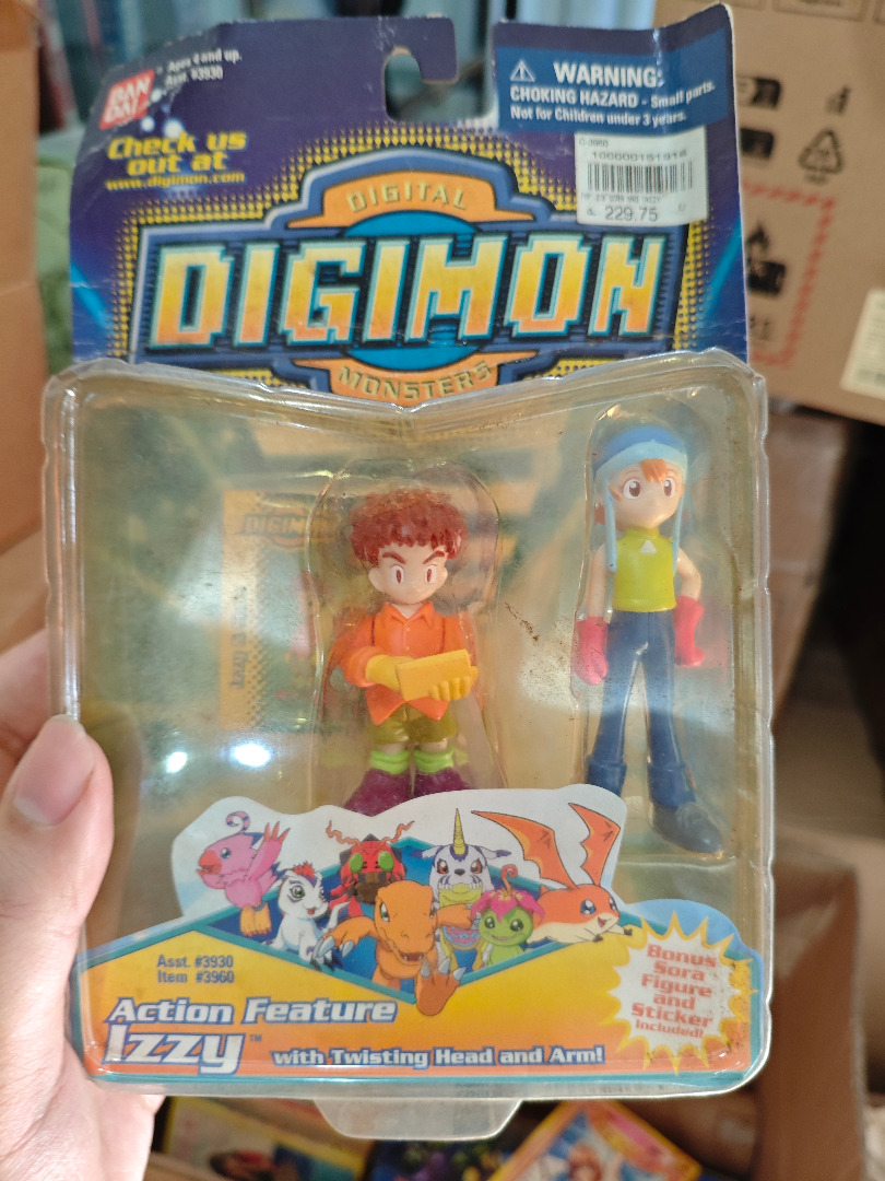 Izzy Digimon 2.5in Action Figure Special Pack 2000 Bandai, Hobbies ...