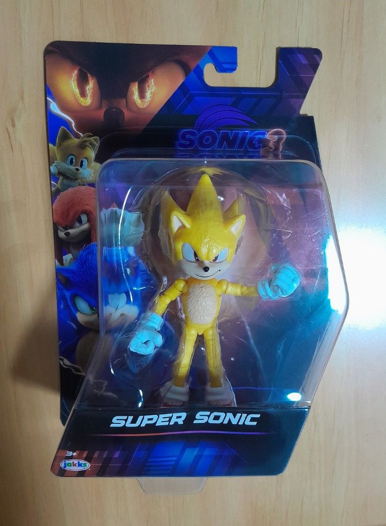 Jakks Super Sonic 5 inch figure from Sonic the Hedgehog 3 movie ...