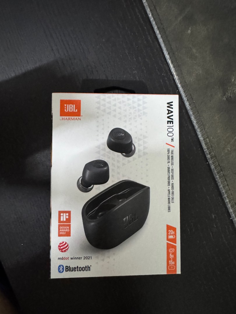 JBL WAVE 100 / Wave Buds TWS Bluetooth 5.0 True Wireless Earbuds with ...