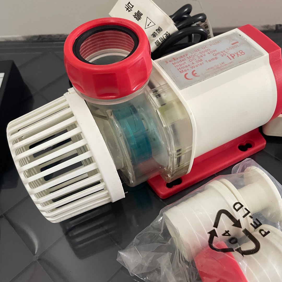 JEBAO MDC-5000 Water Pump (5500L/Hr) (40W), Pet Supplies, Homes & Other Pet Accessories on Carousell