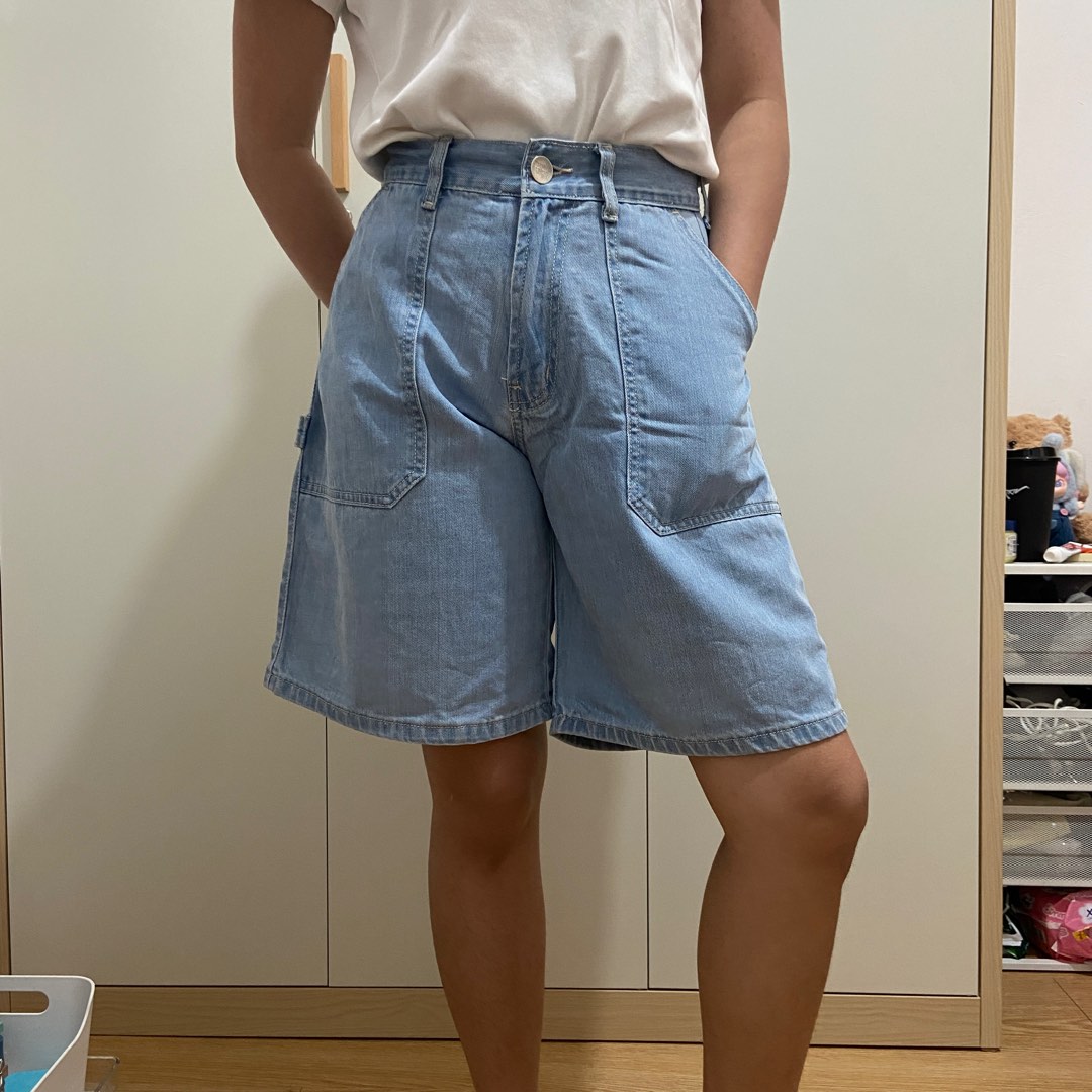 Jimmy and Martin Fatigue Painter Short Denim, Fesyen Wanita, Pakaian ...