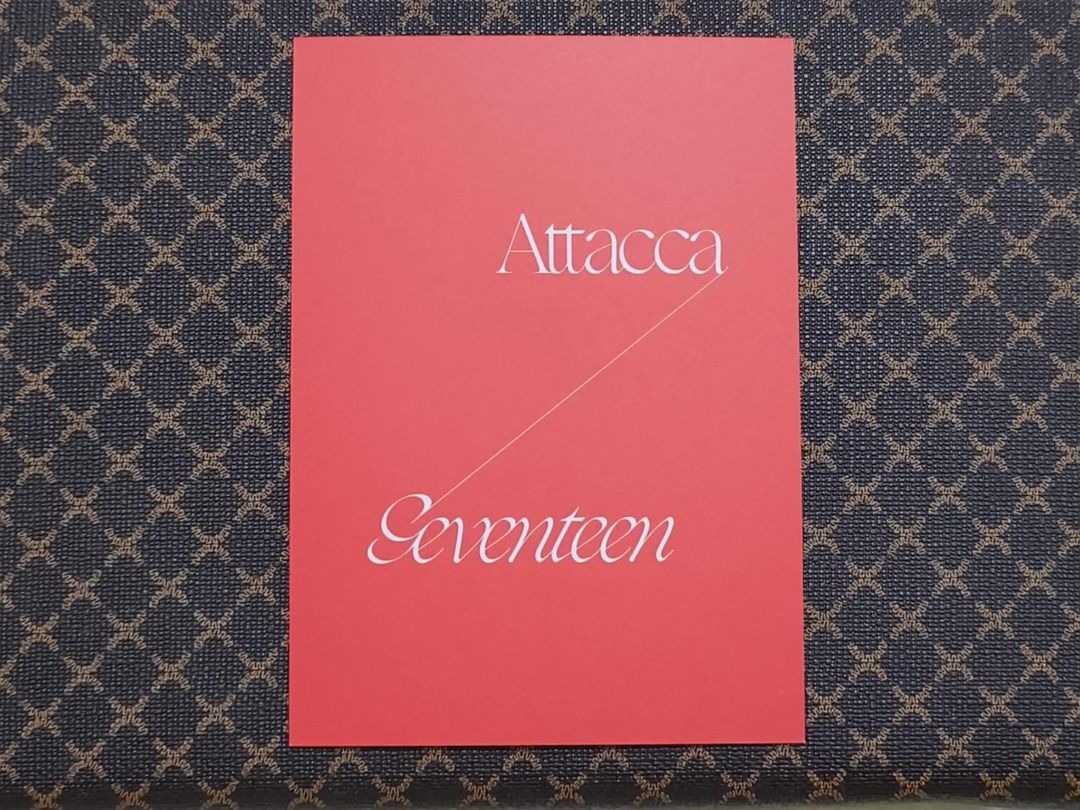 Joshua set - OFFICIAL Attacca photocard (tingi from Seventeen kit album ...