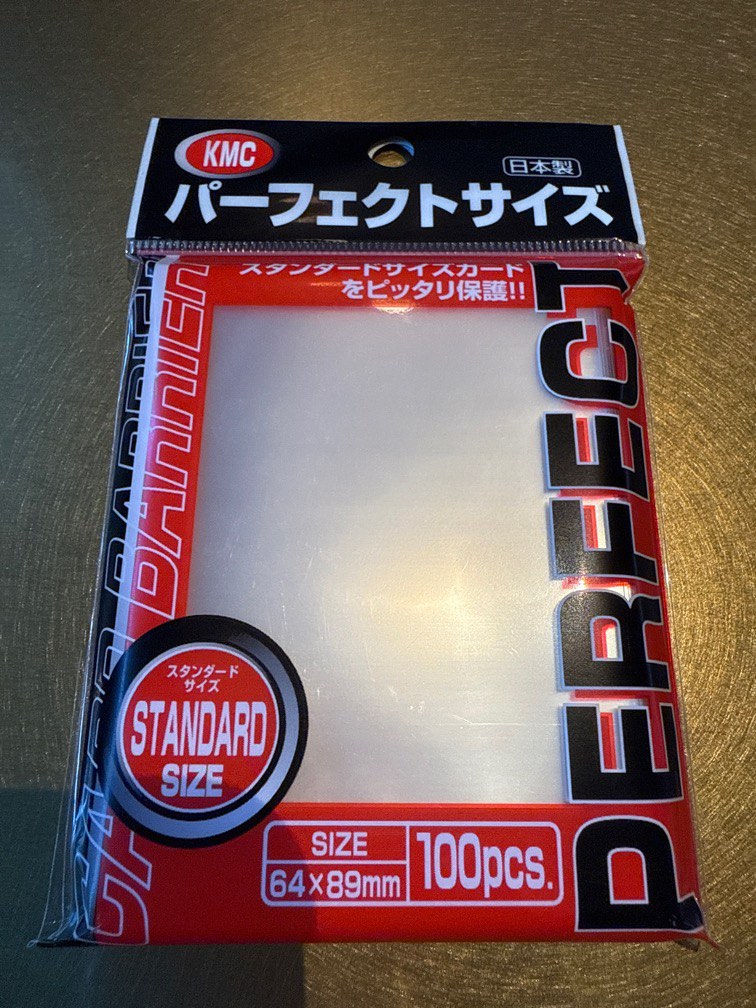 KMC perfect fit card sleeves standard size, Hobbies & Toys, Toys ...