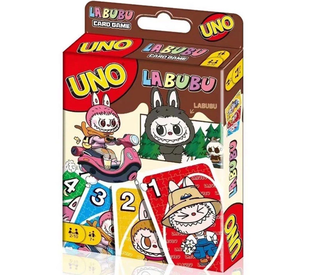 LABUBU UNO CARDS - MOLLY ONE PIECE ZIMOMO MOKOKO WOF SIAMBUBU MERBUBU ...