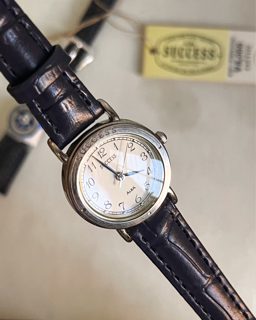 Classic Seiko-Alba Success Ladies Leather Dress Watch, Women's Fashion ...