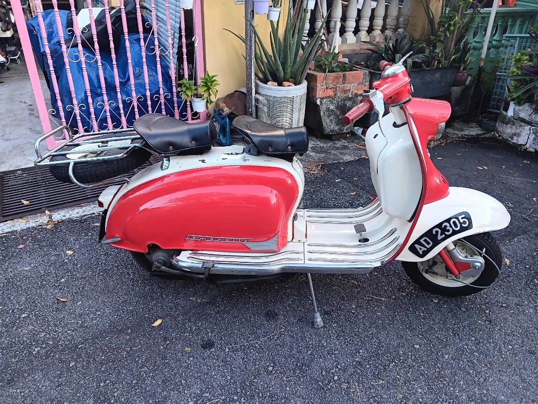 Lambretta Series 2,build become li1.original Malaysia registration ...