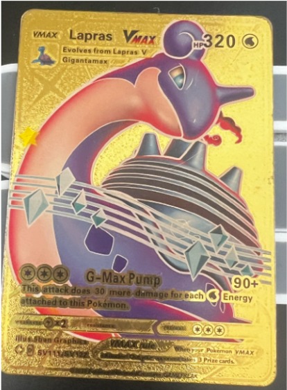 Lapras VMAX Gold Foil, Hobbies & Toys, Memorabilia & Collectibles, Fan ...