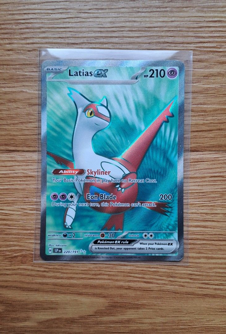 Latias EX Full Art Surging Sparks Pokemon Pokémon Card, Hobbies & Toys ...