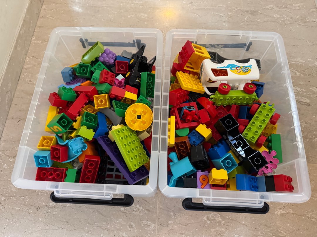 Lego Duplo - 2 boxes full of random pieces, Hobbies & Toys, Toys ...