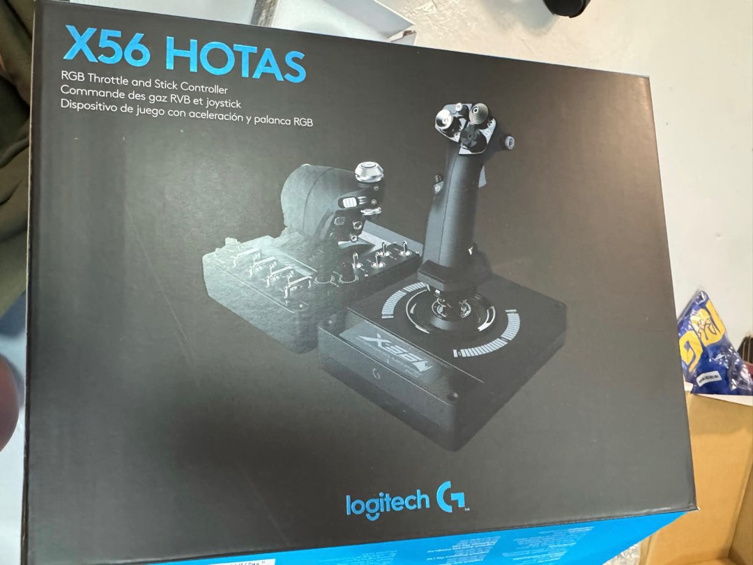 Logitech x56 hotas flight controller, Computers & Tech, Parts ...