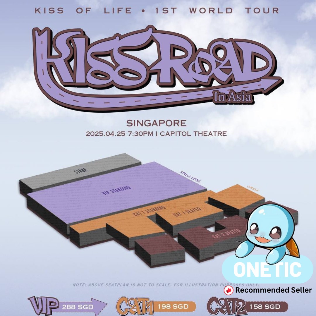 VIP QUEUE BELOW 20 KISS OF LIFE SINGAPORE, Tickets & Vouchers, Event Tickets on Carousell