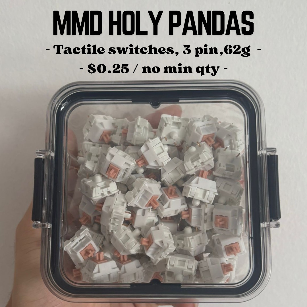 [Lube/Film] MMD Holy Panda Switches, Computers & Tech, Parts ...