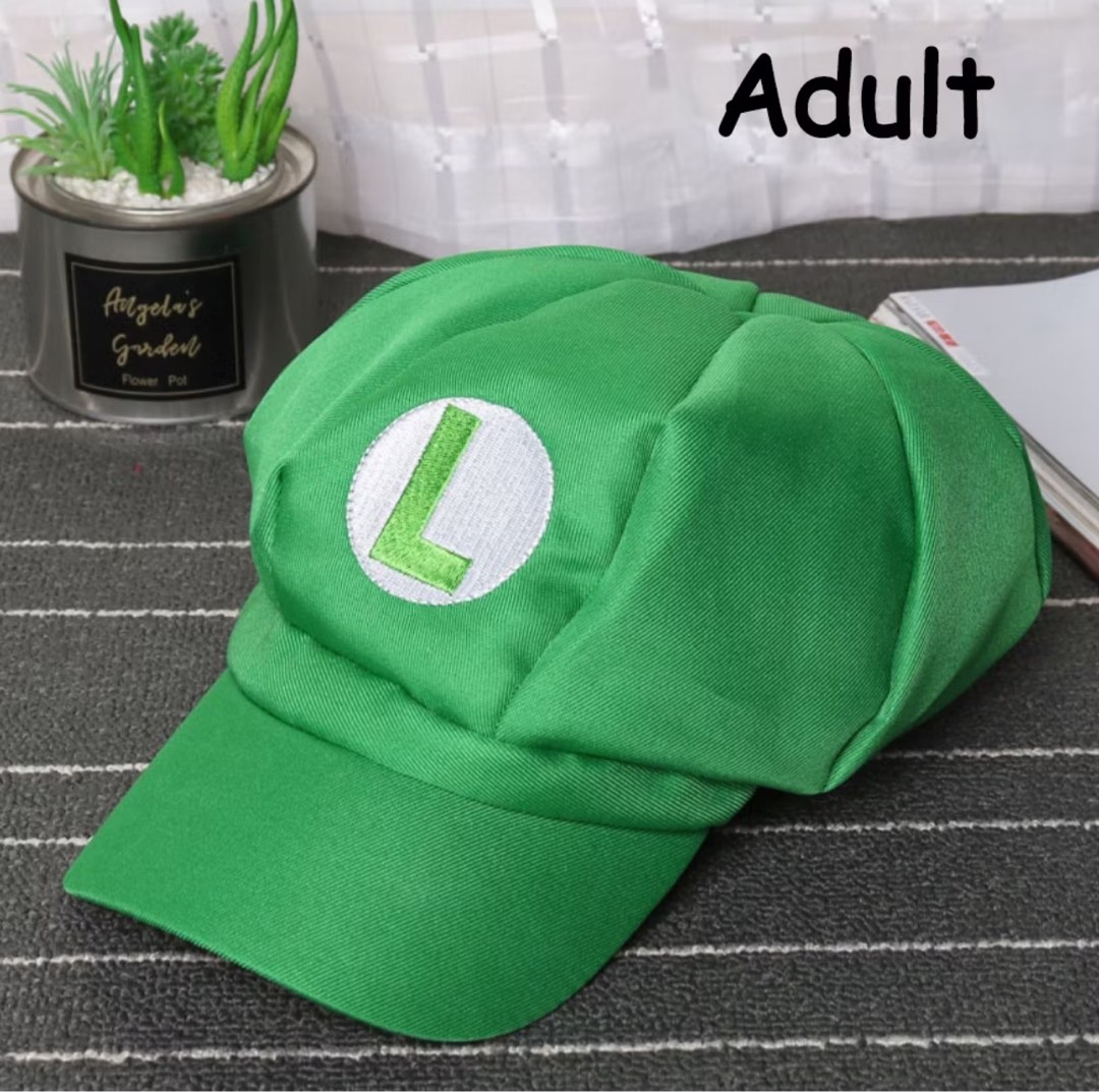 Luigi Hat Green, Men's Fashion, Watches & Accessories, Caps & Hats on ...