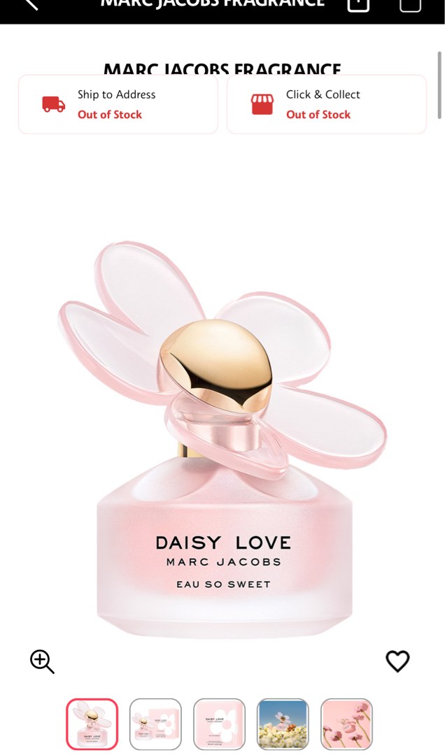 Marc jacobs eau so sweet perfume, Beauty & Personal Care, Fragrance ...