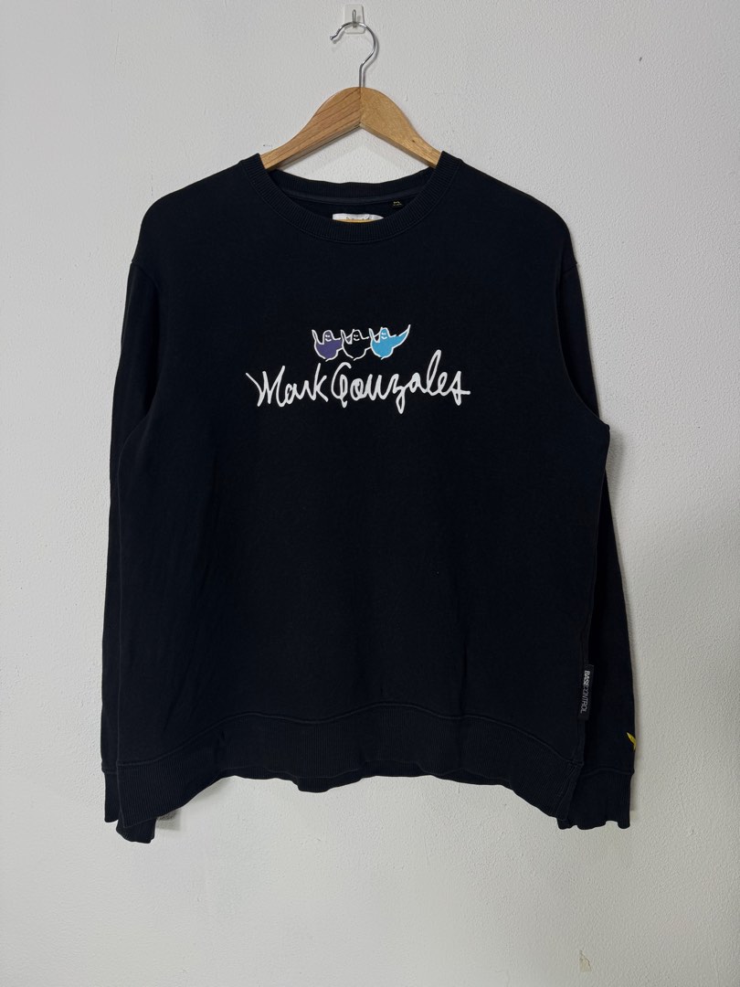 Mark gonzales x base control sweat, Men's Fashion, Tops & Sets, Hoodies on Carousell