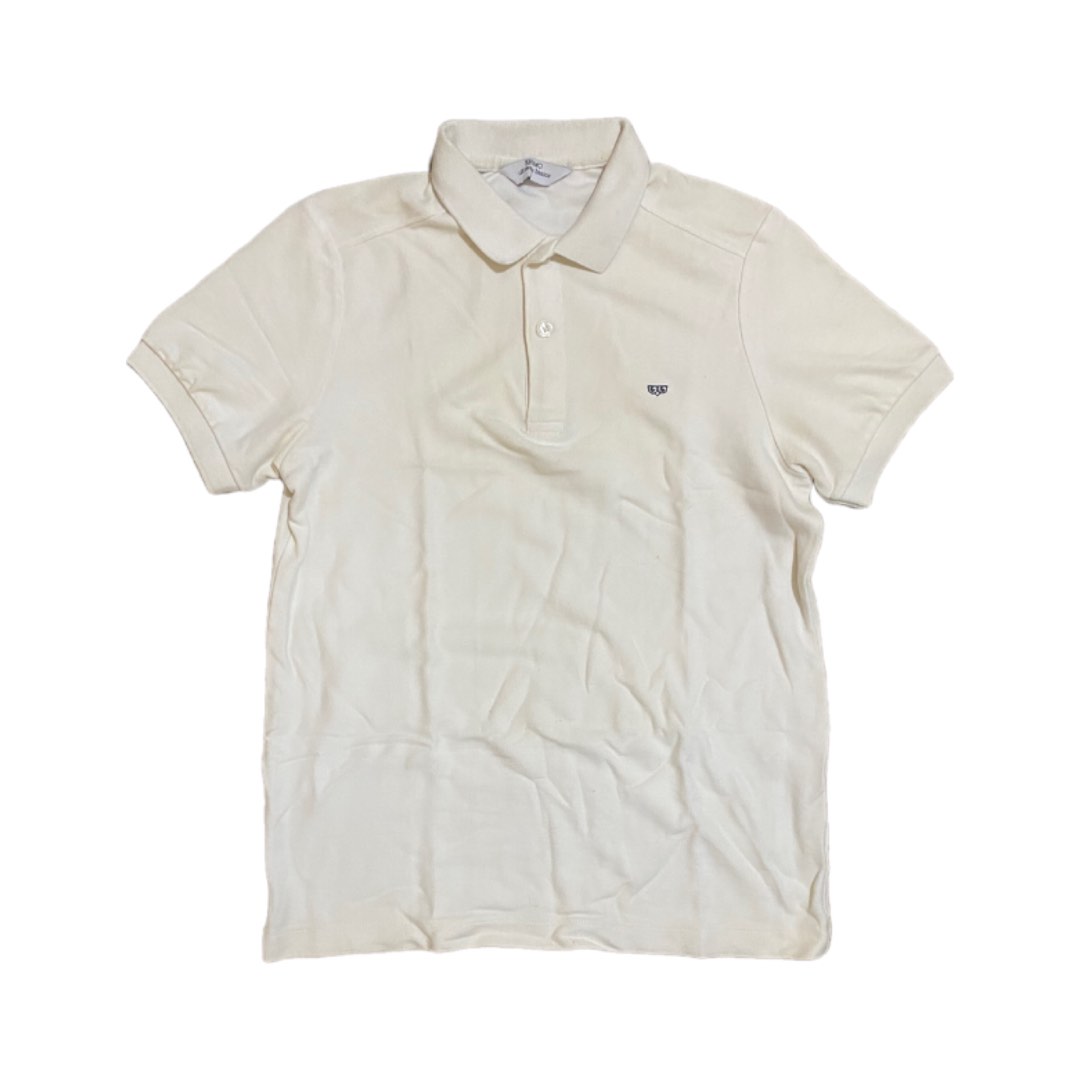 Memo White Polo Shirt, Men's Fashion, Tops & Sets, Tshirts & Polo ...