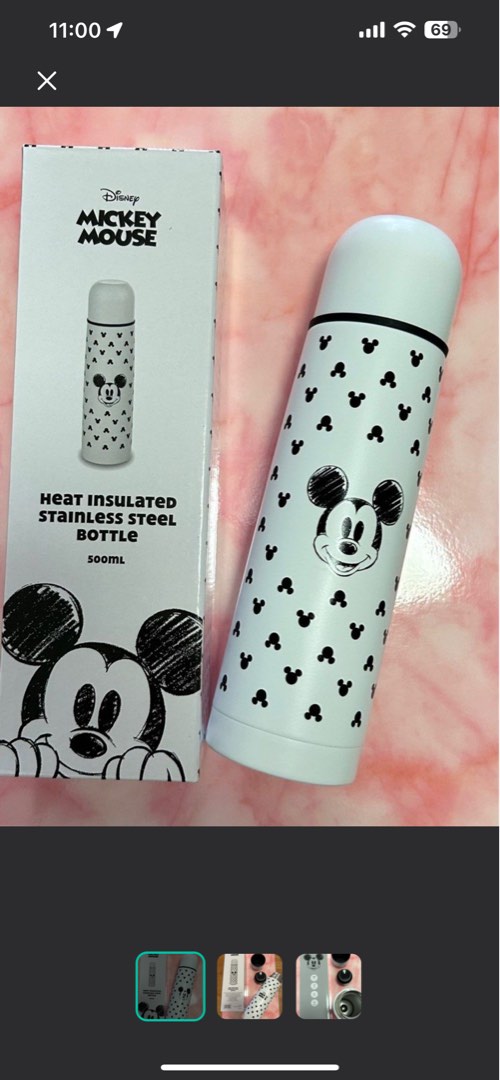 Mickey Mouse thermos flask, Hobbies & Toys, Toys & Games on Carousell