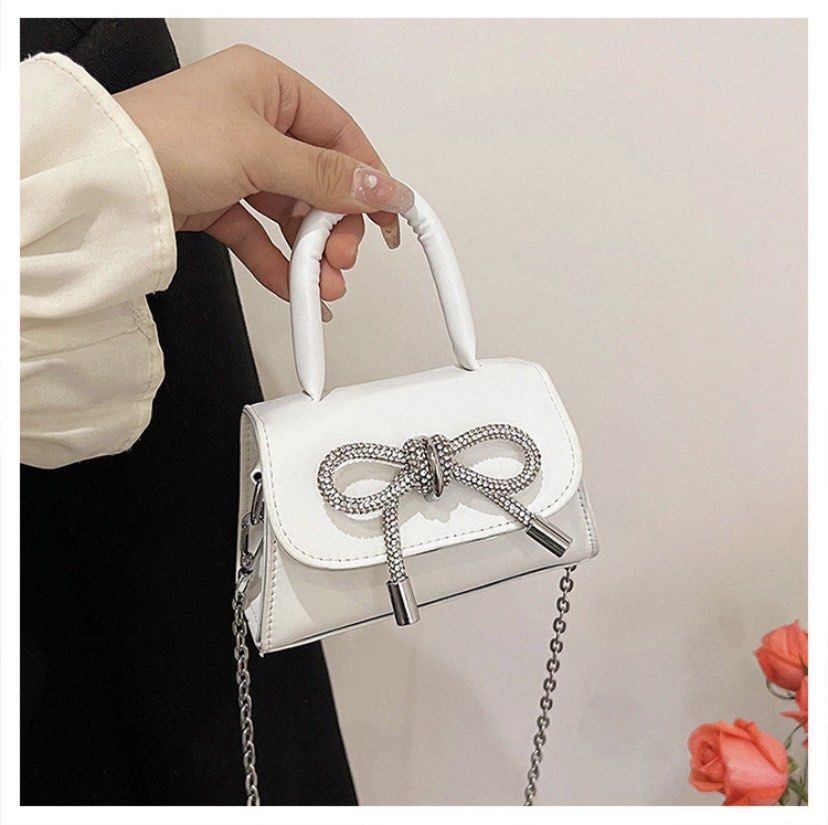 Mini bow cross Hangbag, Women's Fashion, Bags & Wallets, Cross-body ...