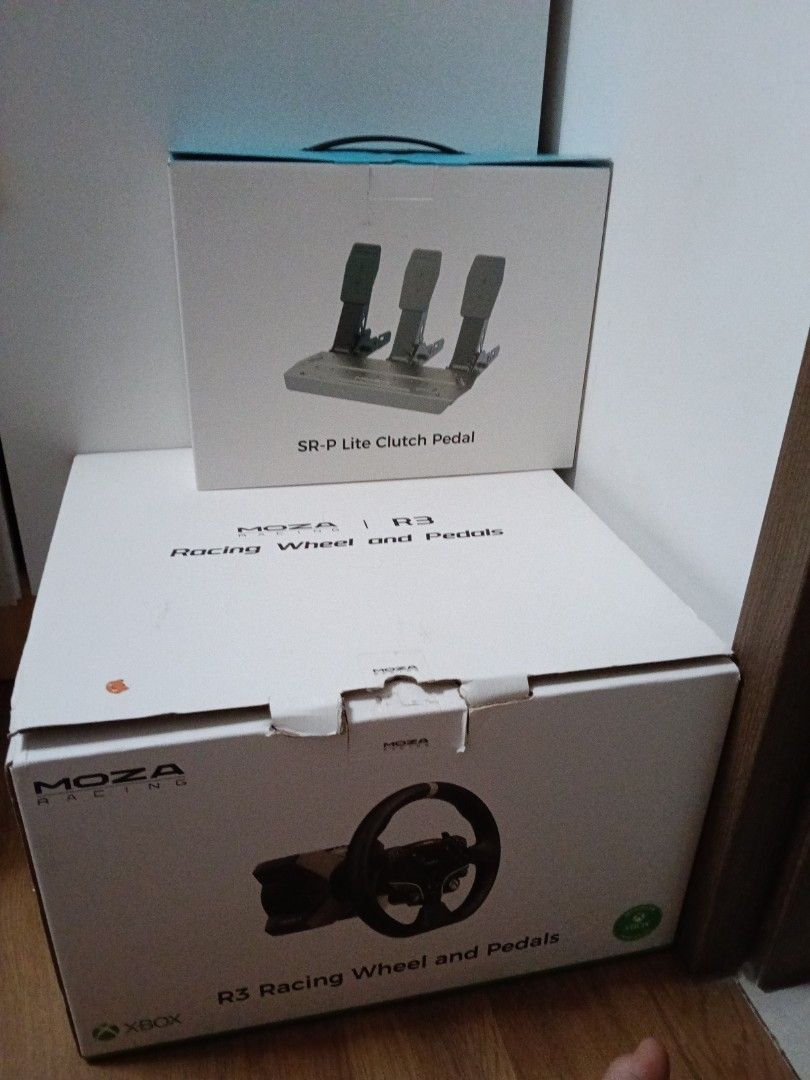 !! urgent!! Moza R3 W SR-P Clutch Pedal, Video Gaming, Gaming ...