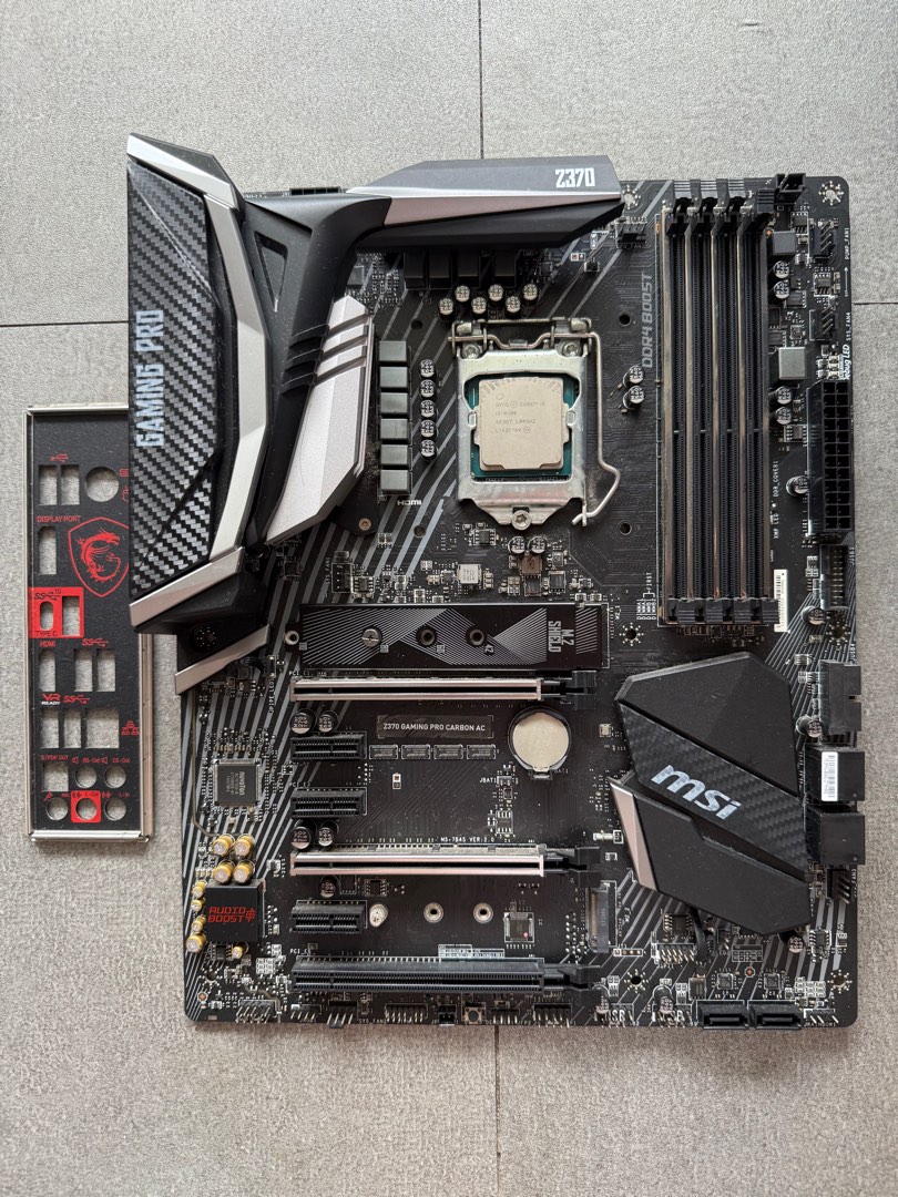 MSI Z370 gaming pro carbon Motherboard with CPU, Computers & Tech, Parts & Accessories, Computer ...