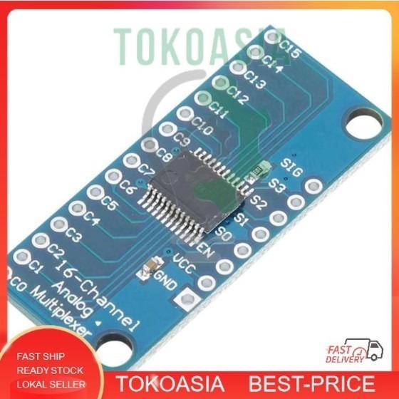 Multiplexer CD74HC4067 High Speed CMOS 16-Channel Analog Digital, Computers & Tech, Parts ...