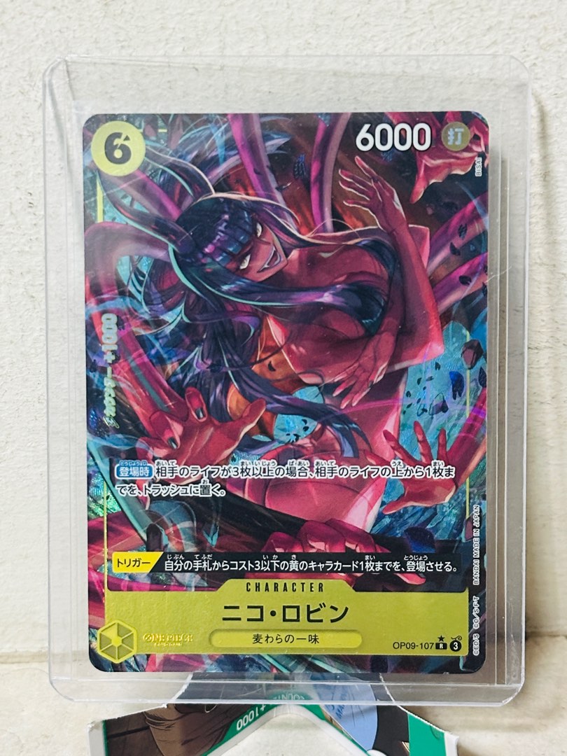 Nico Robin AA OP09-107 One Piece TCG, Hobbies & Toys, Memorabilia & Collectibles, Fan ...