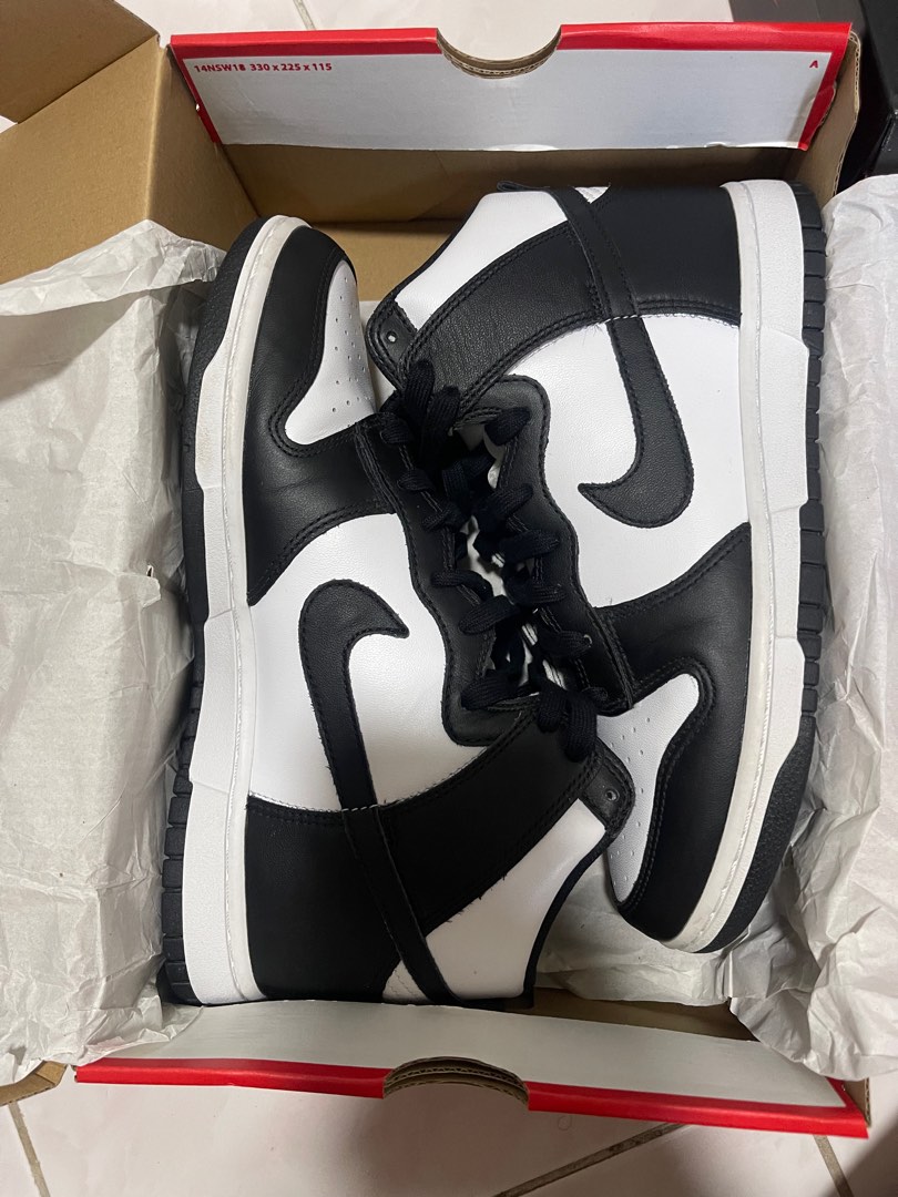 Nike Dunk Panda High, Men's Fashion, Footwear, Sneakers on Carousell