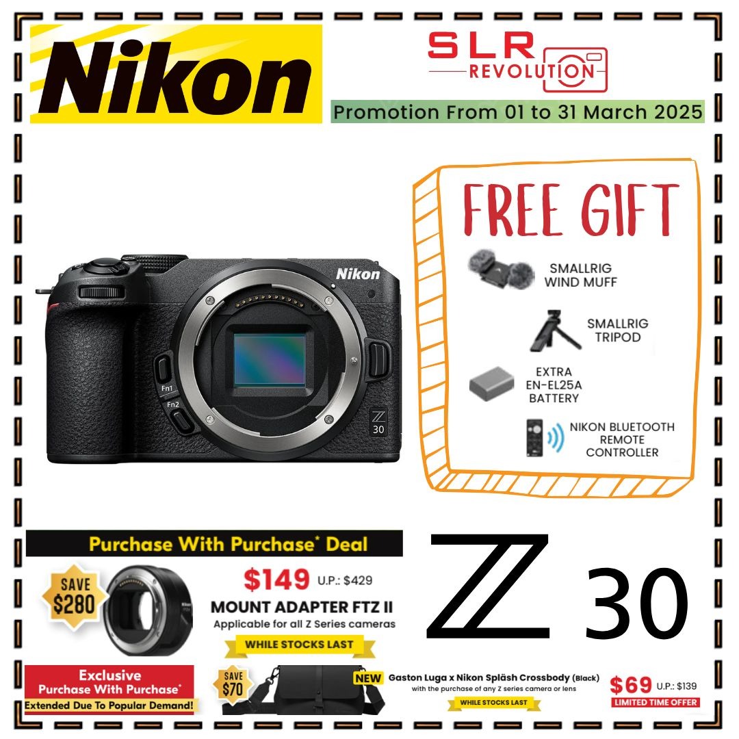 NIKON Z30 KIT / NIKON Z30, Photography, Cameras on Carousell