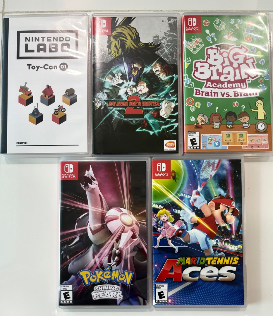 Nintendo Switch Games - Mario, Pokemon, My Hero Academia, Big Brain ...