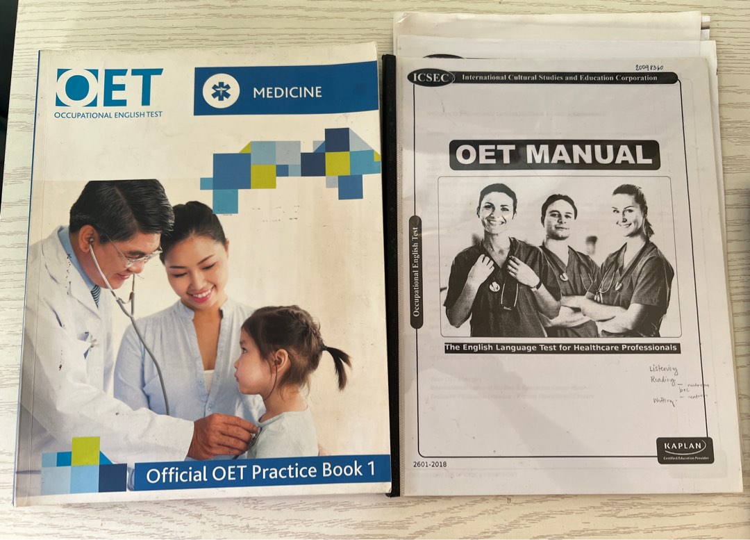 OET MEDICINE Practice Book 1 + KAPLAN OET MANUAL, Hobbies & Toys, Books & Magazines, Textbooks ...