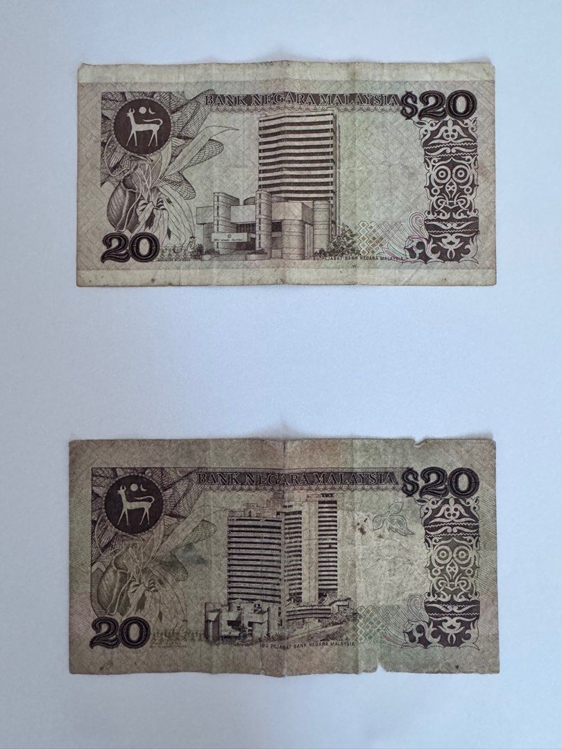 Old RM20 notes x 2, Hobbies & Toys, Collectibles & Memorabilia ...
