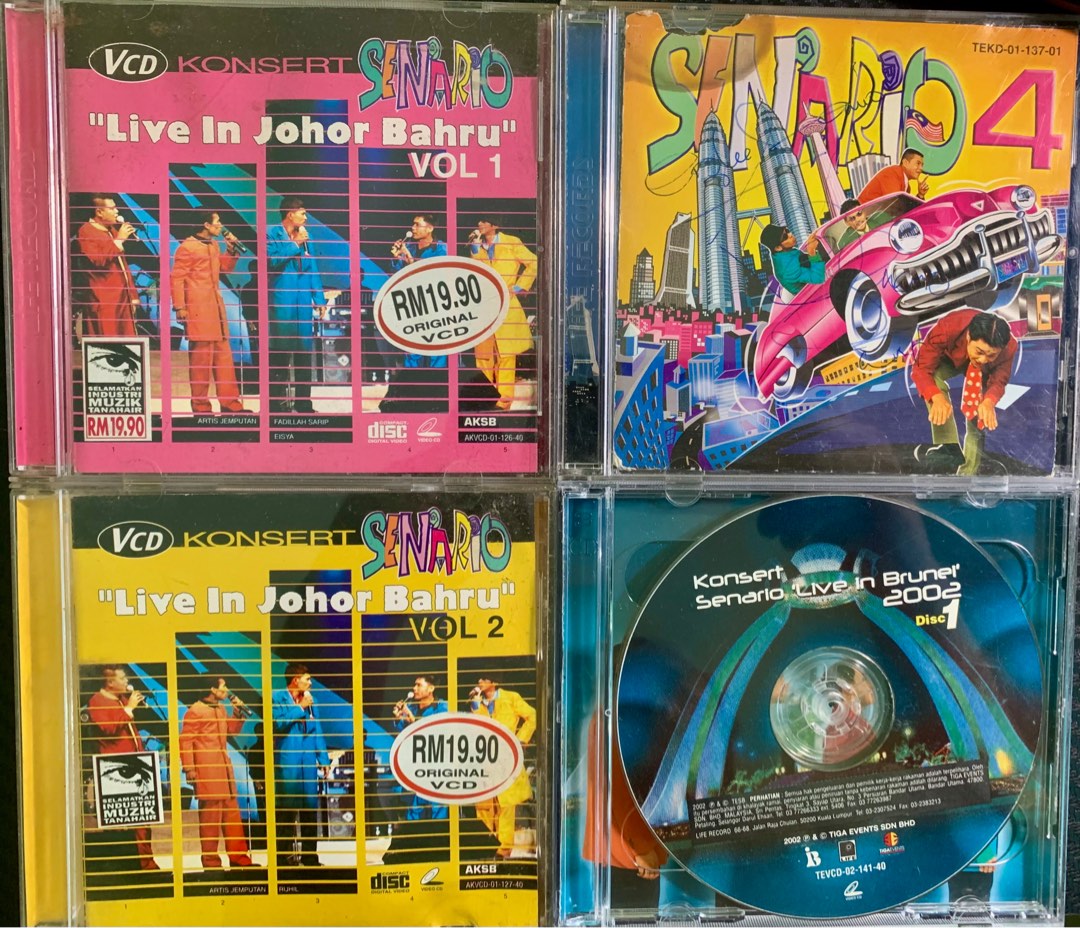 ORIGINAL LOT SENARIO CD & VCD WITH AUTOGRAPH, Hobbies & Toys, Music ...