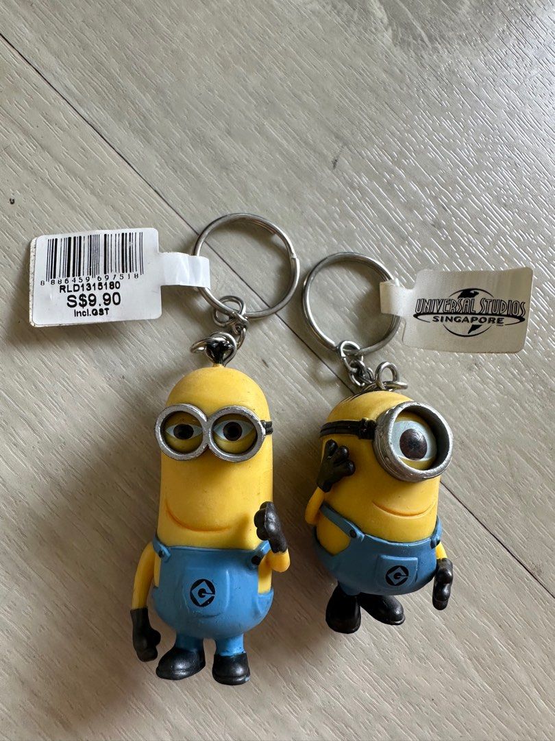 Original Minions Despicable Me Figurine Toy Key Chain / Brand NEW / 8 ...