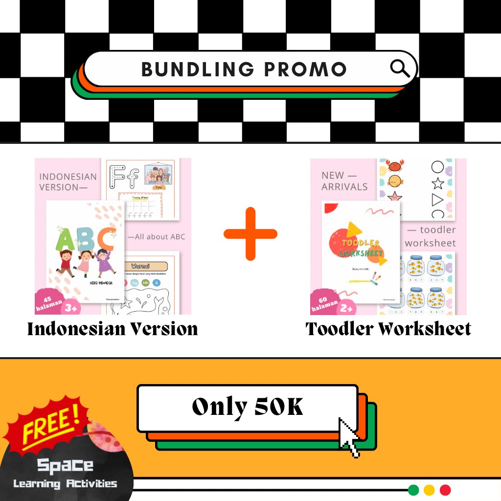 [.pdf] worksheet 145 halaman usia 2+ E-book printable, Buku & Alat ...
