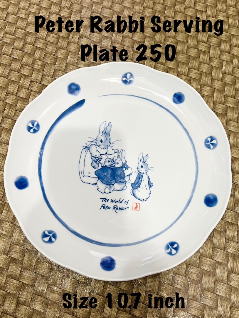 Peter Rabbit Ceramic Serving Plate, Furniture & Home Living ...