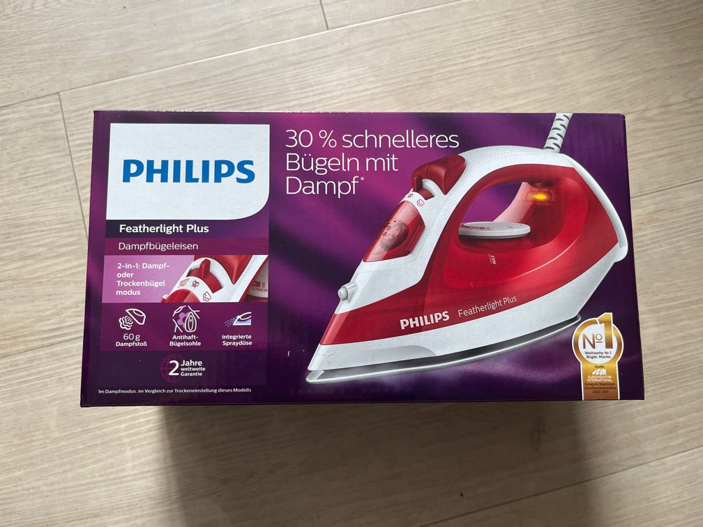 Philips steam iron GC1424, TV & Home Appliances, Irons & Steamers on ...