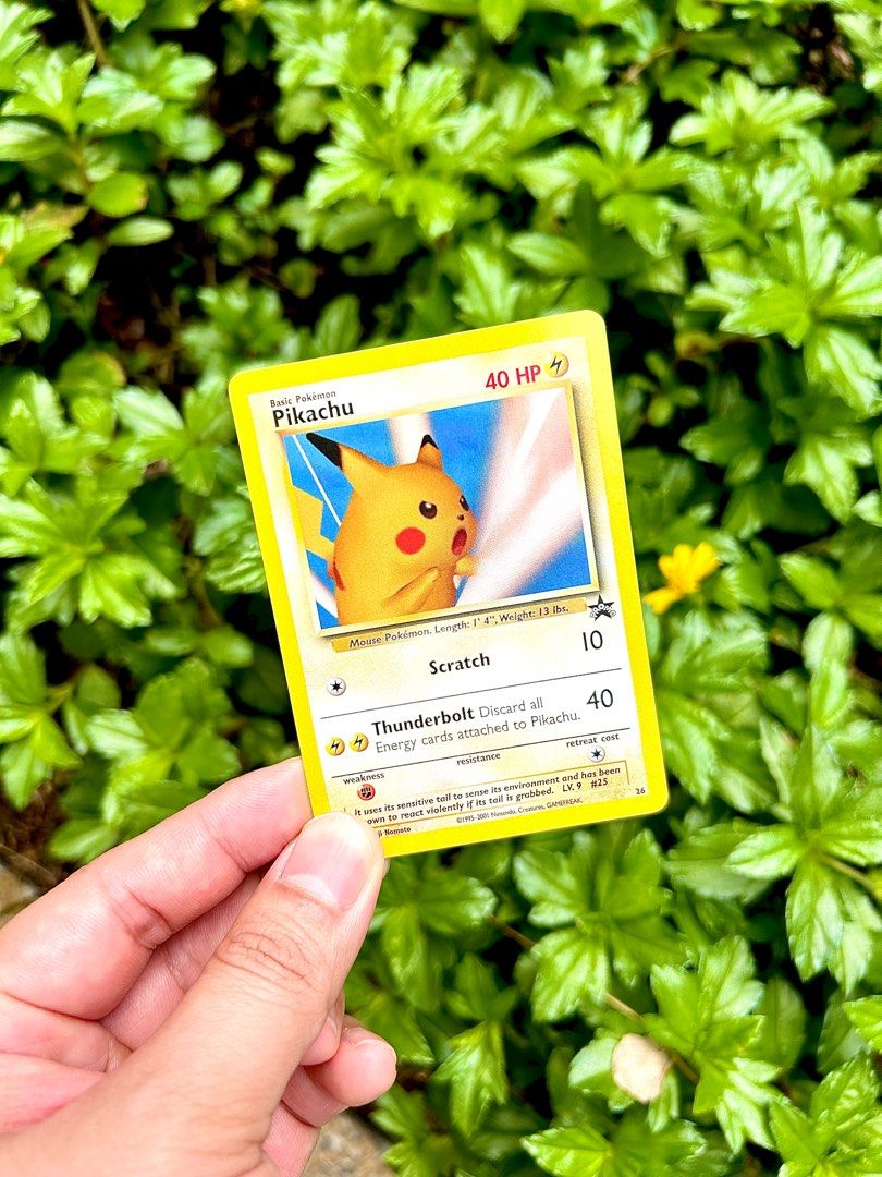 Pikachu 2001 Snap Black Star Promo TCG Pokemon Cards Vintage, Hobbies ...