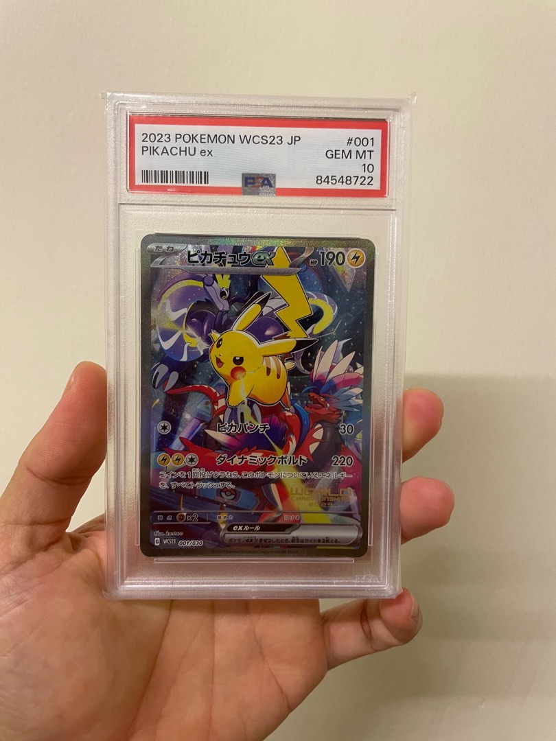 Pikachu WCS23 PSA10, Hobbies & Toys, Toys & Games on Carousell