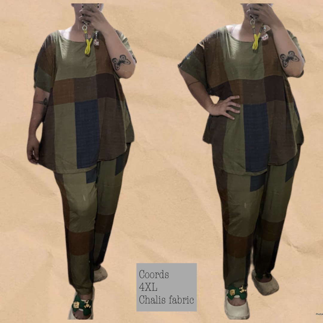 Plus size earth tones coords, Women's Fashion, Dresses & Sets, Sets or ...